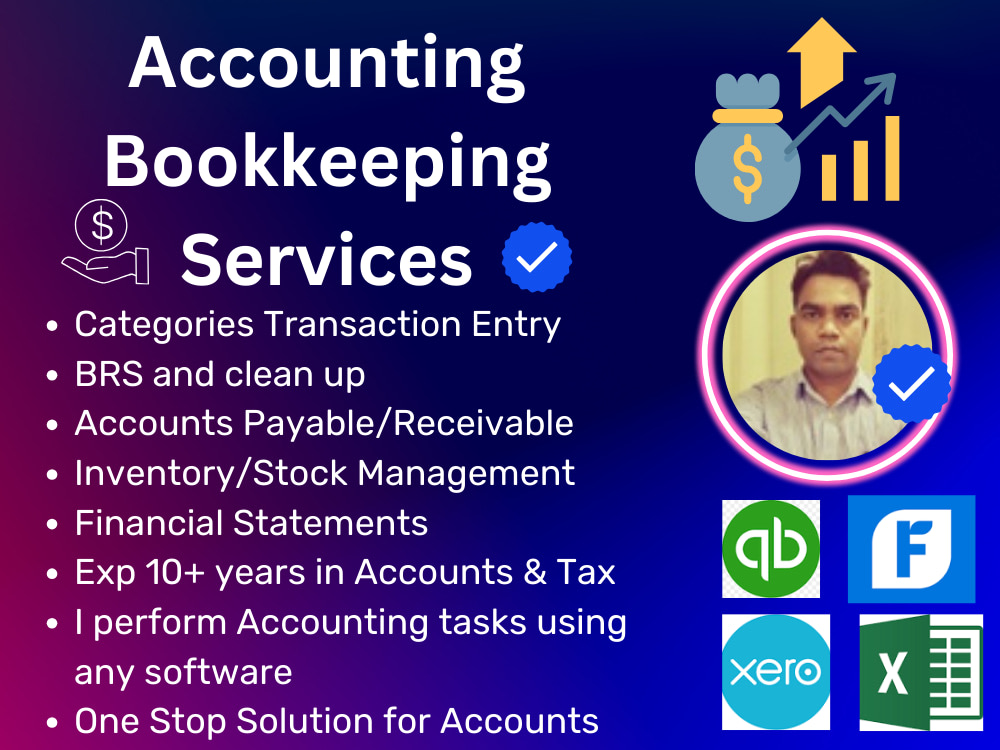 Accounting bookkeeping financial statements using Quickbooks wave Xero ...