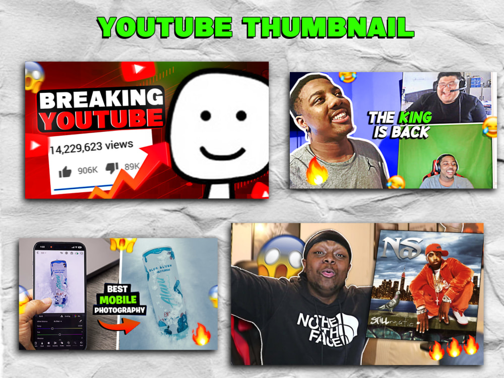 Impressive High-CTR Thumbnails for Your Videos | Upwork