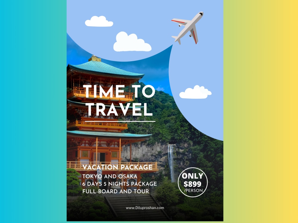 An amazing Unique Travel Poster Design Service | Upwork