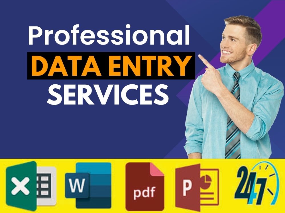 Quick data entry, manual typing, web research | Upwork