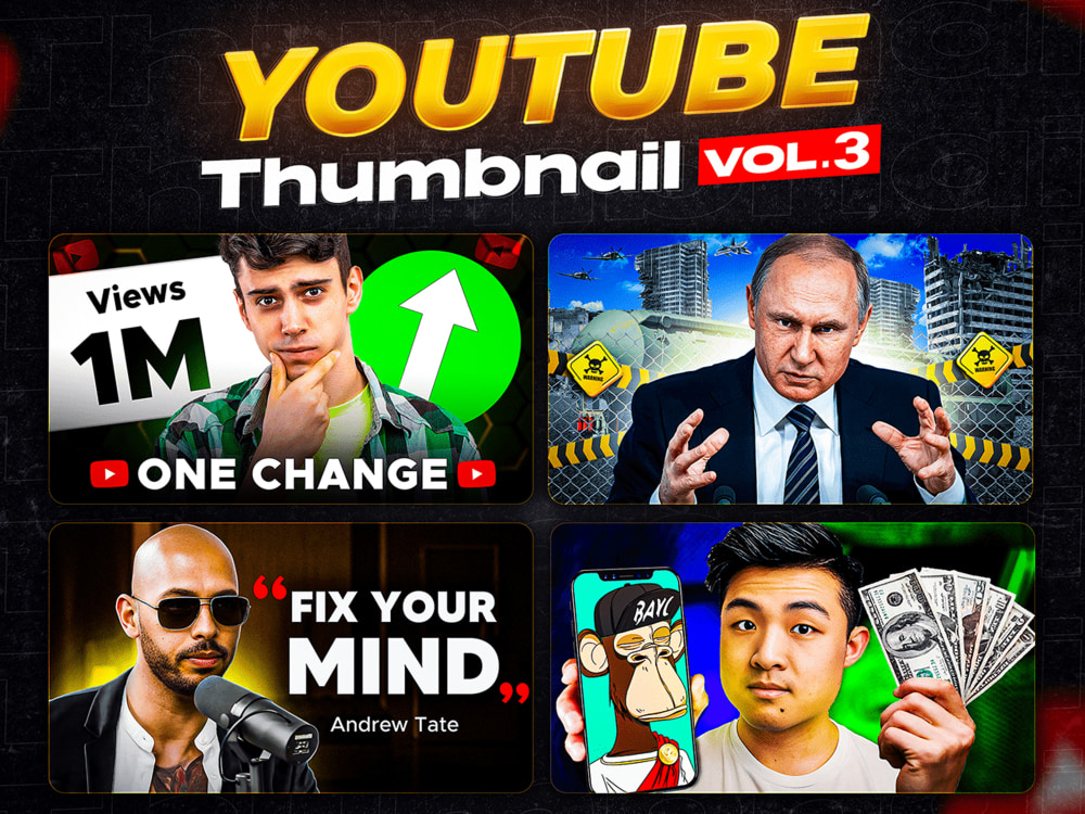 Expert YouTube Thumbnail Designer | Upwork