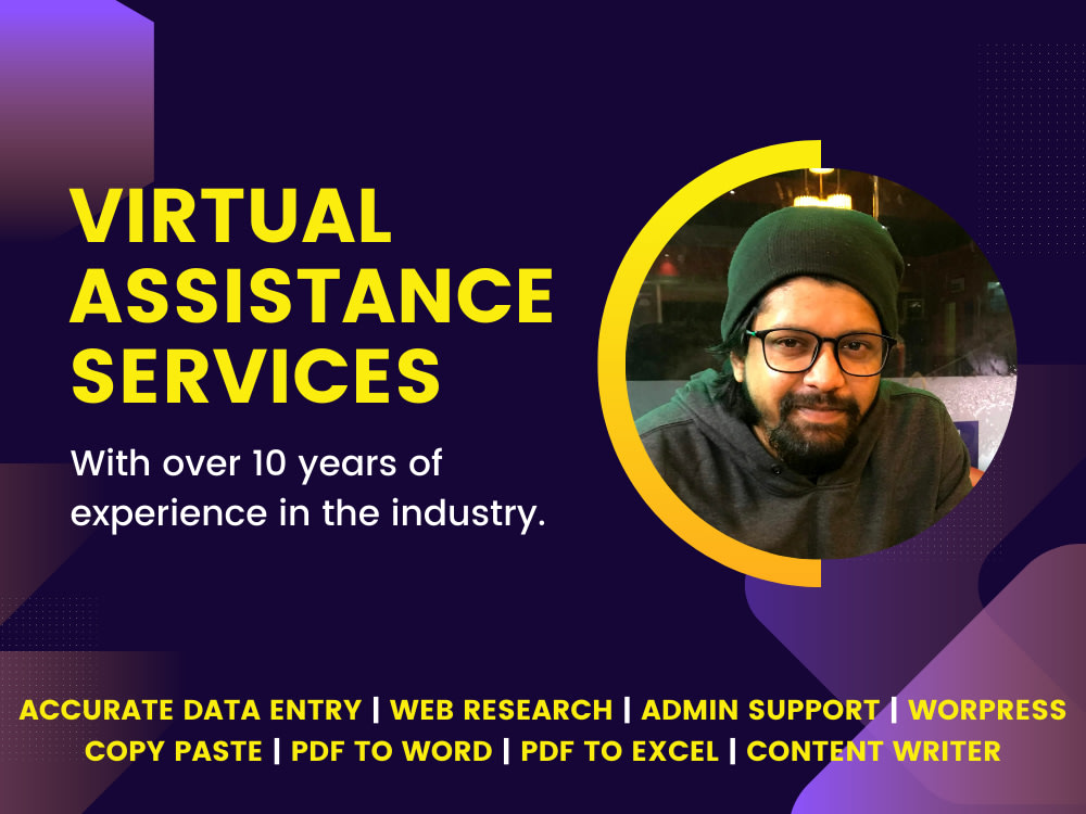 General virtual assistance services to help you complete your project ...