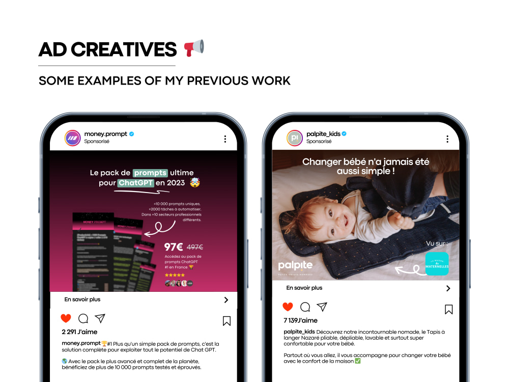 Static ad creatives that convert for your meta ads campaigns | Upwork