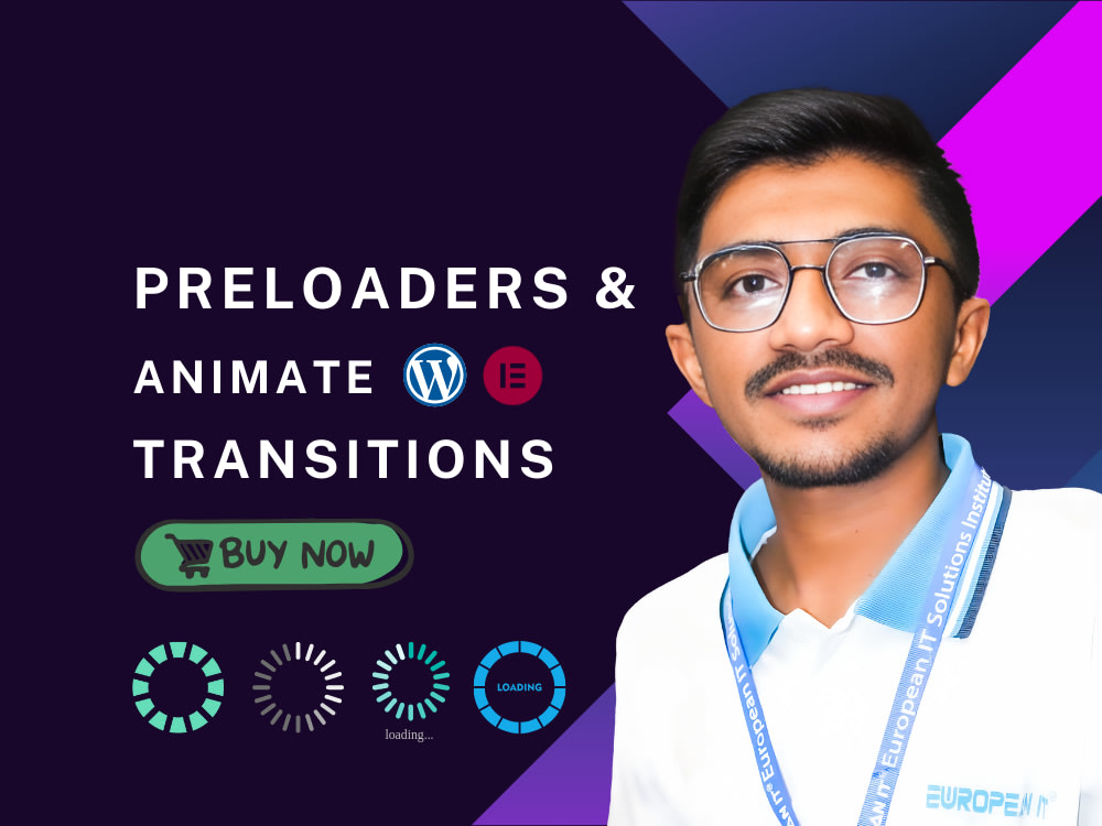 Animated preloaders and transitions on your website in 10 minute | Upwork