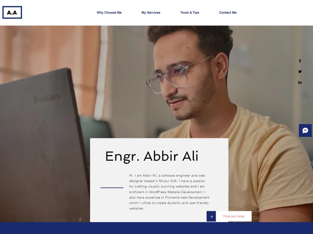 A professional Portfolio Website for You | Upwork