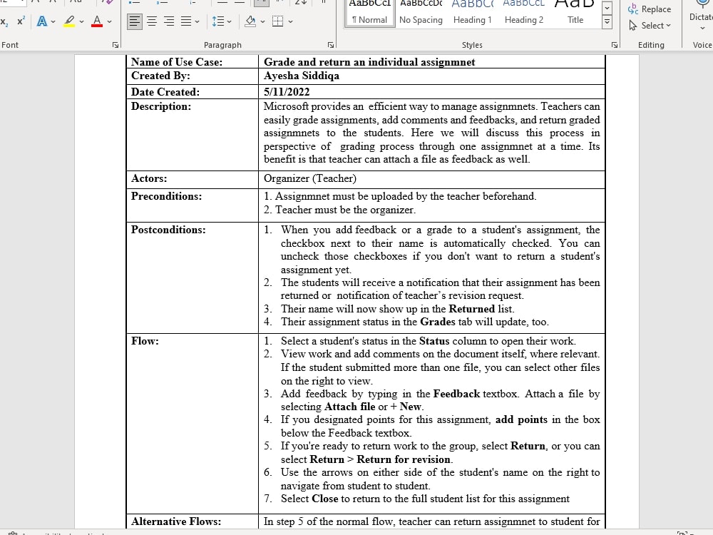 Software requirements analysis and use cases | Upwork