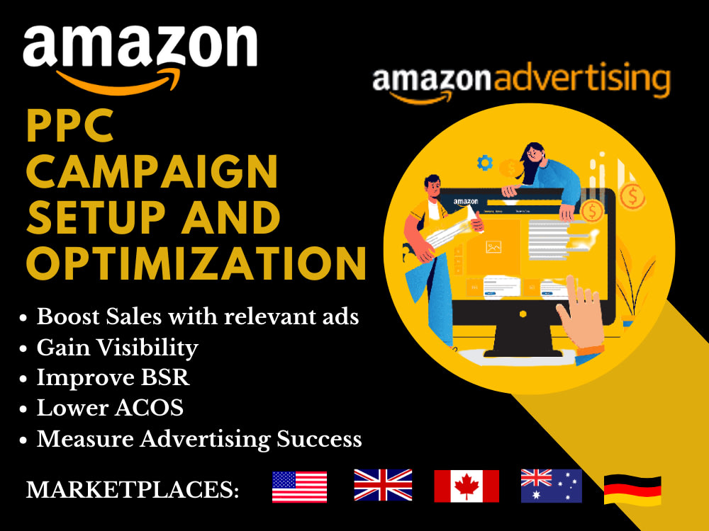 Amazon PPC Campaign Setup and Optimization with Lower ACOS | Upwork