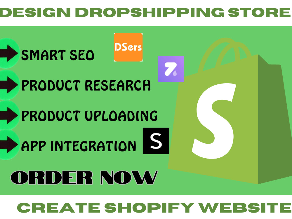 A shopify dropshipping website via zendrop shein dsers importify supliful | Upwork