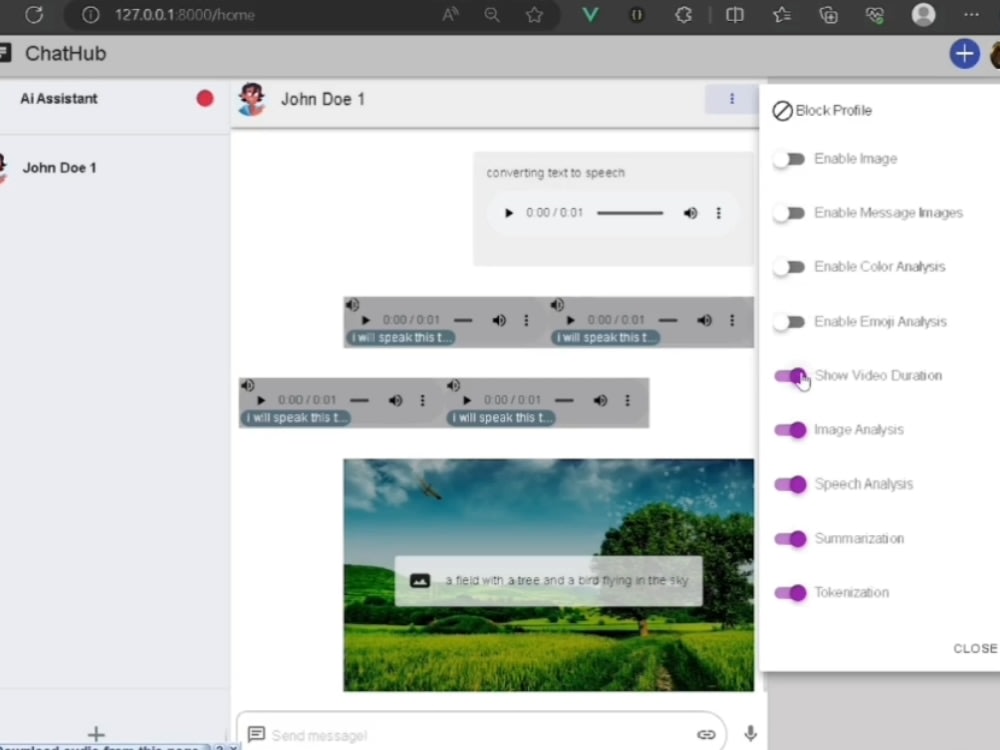 Advanced ChatApp with advanced Ml algorithms implemented | Upwork