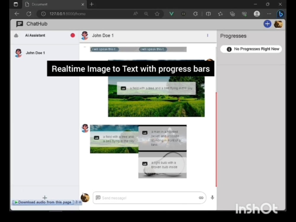 Advanced ChatApp with advanced Ml algorithms implemented | Upwork