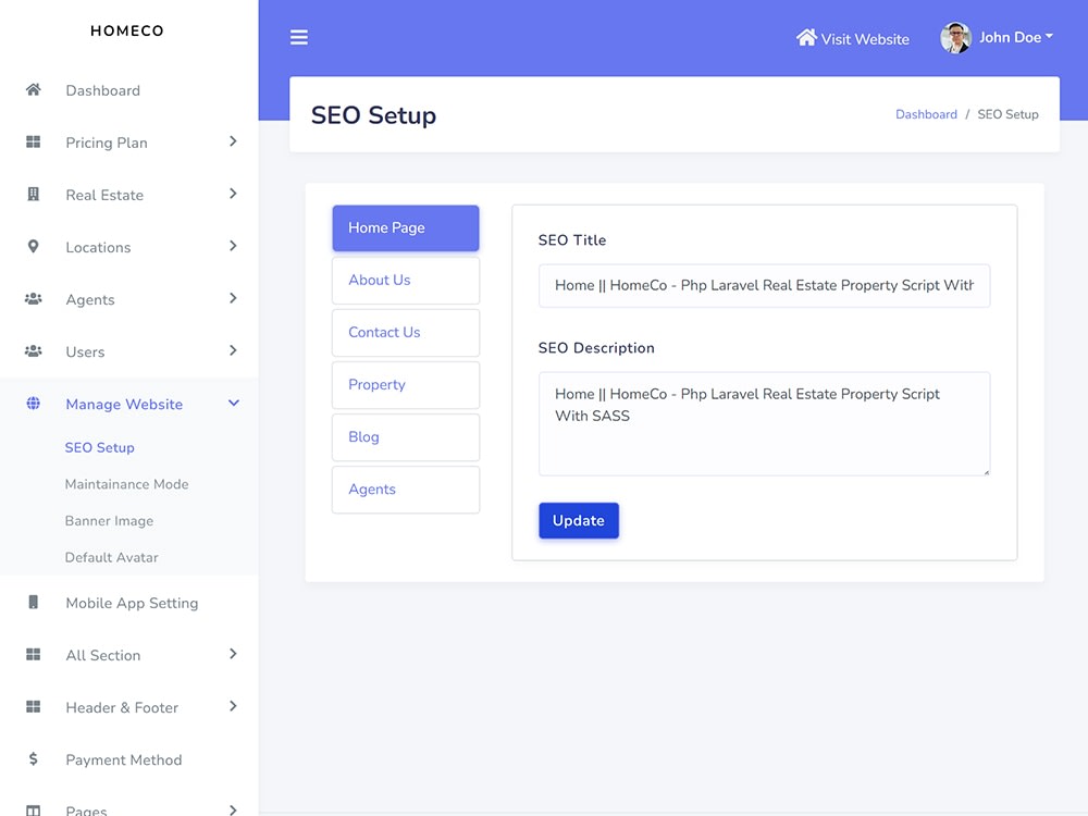 Real Estate Directory Listing Laravel Script with Admin & Agent portal. | Upwork