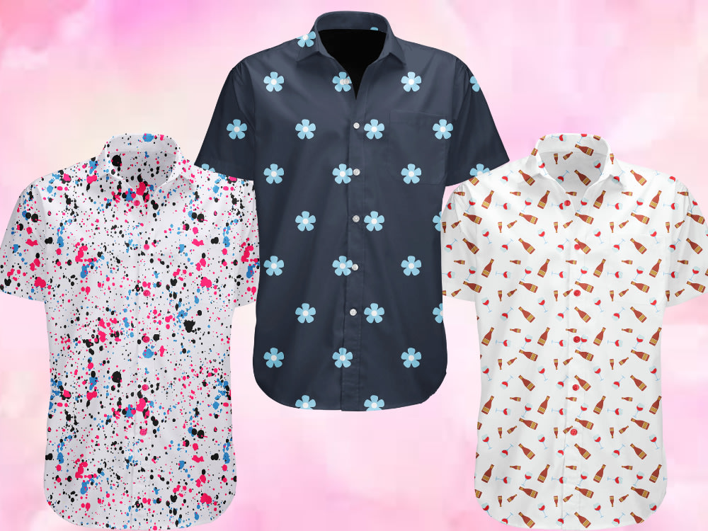 Print pattern formal casual shirt designs and mockups | Upwork