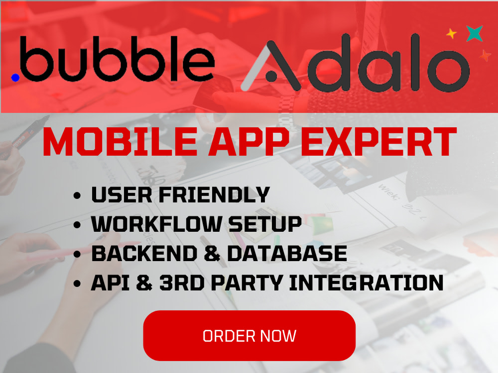 Fully Responsive and Develop Bubble.io Website Design, Bubble App, Adalo | Upwork