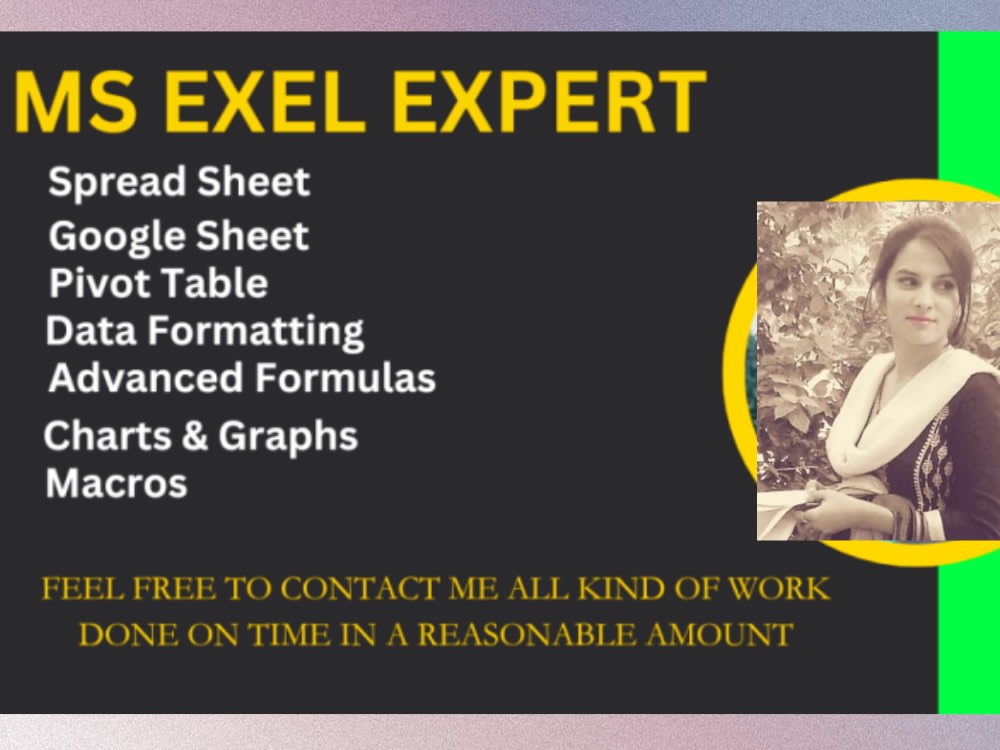 Advanced MS Excel assistance, data entry, data extraction, formatting etc | Upwork