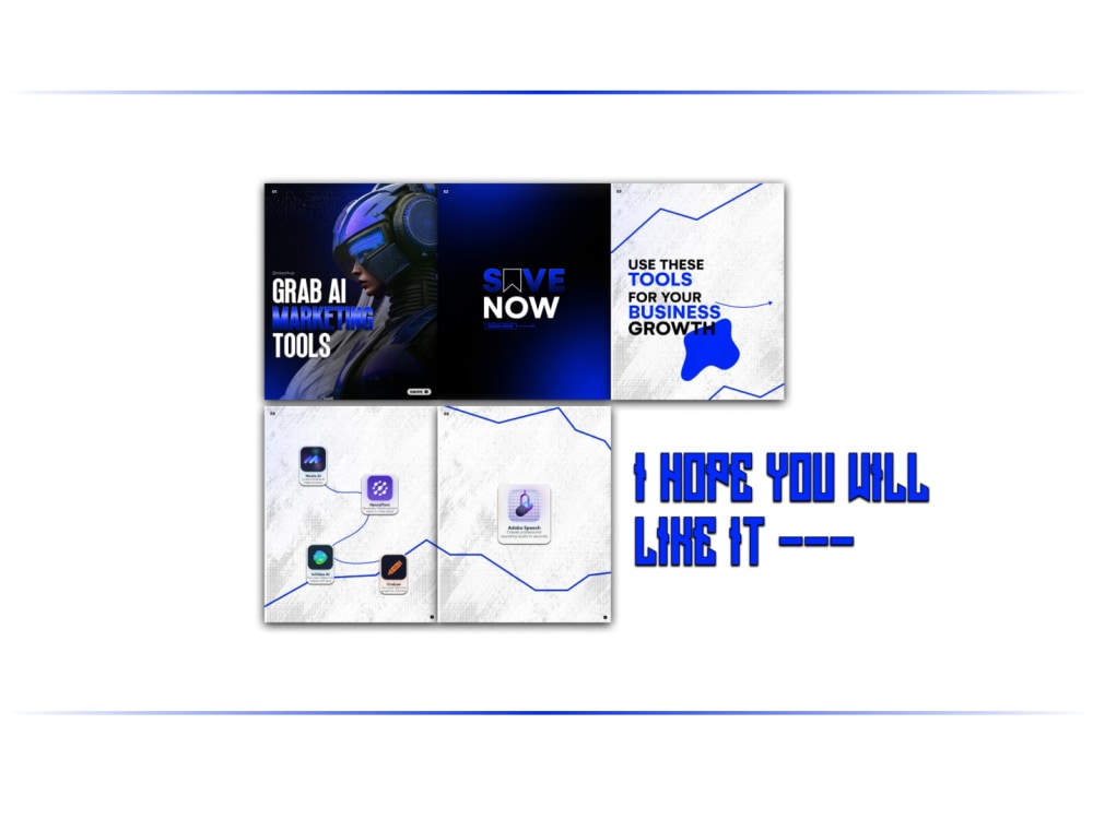 Social media carousel and single post for any platform | Upwork