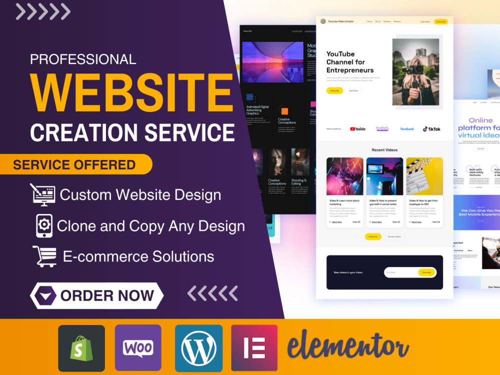 A design modern construction website with Elementor pro | Upwork