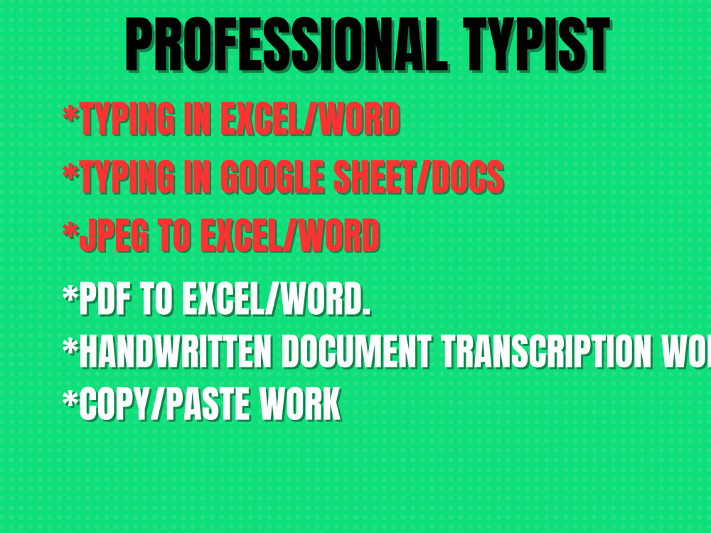 Professional & Quick Data Entry Services with 100% Accuracy | Upwork