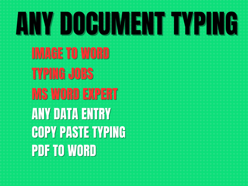 Professional & Quick Data Entry Services with 100% Accuracy | Upwork