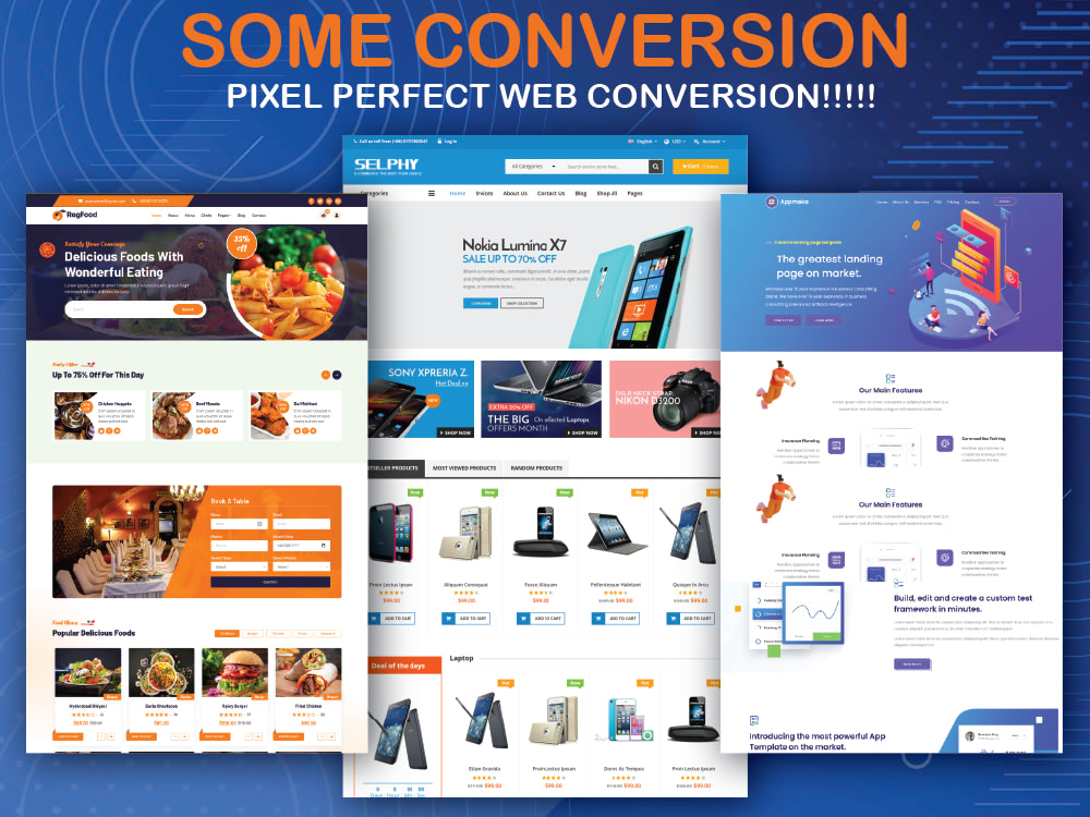 PSD to HTML, Figma to HTML, XD to HTML CSS Responsive Bootstrap Website | Upwork