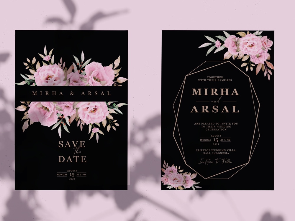 An eye Catching Save the Date, Wedding, and Party Invitation Design ...