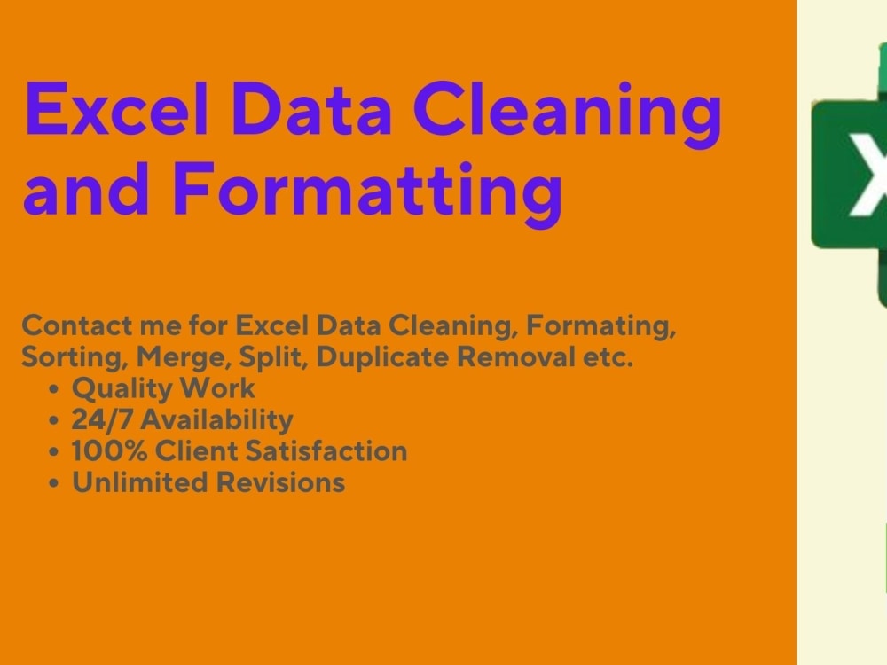 Exel data cleaning formating | Upwork