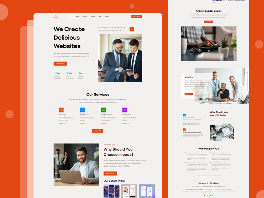 Responsive Website Landing Page UI/UX design in Figma | Upwork