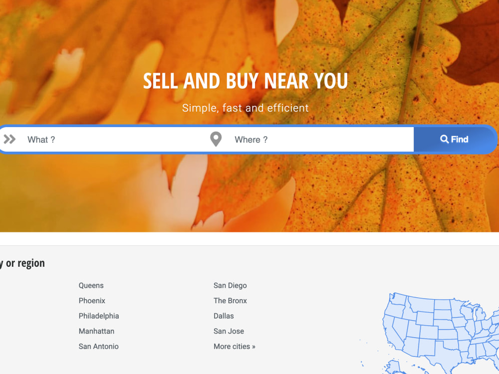 OLX type Classified Website in laravel | Upwork
