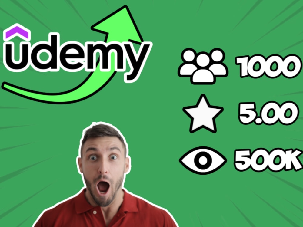 A Udemy organic course promotion to over 100k active members | Upwork