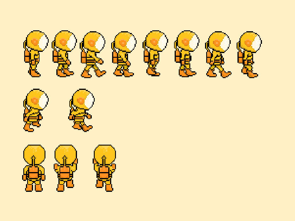 Pixel art style animation or sprite sheet | Upwork