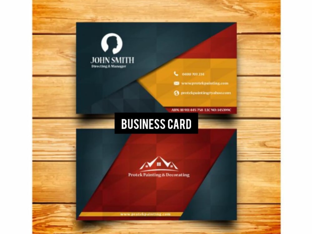 Awesome business card design, modern, vintage business card design | Upwork