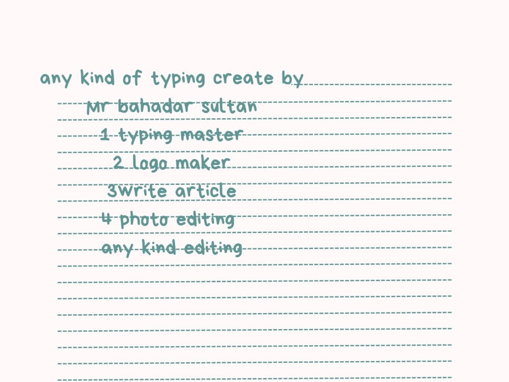 Typing job and logo maker | Upwork