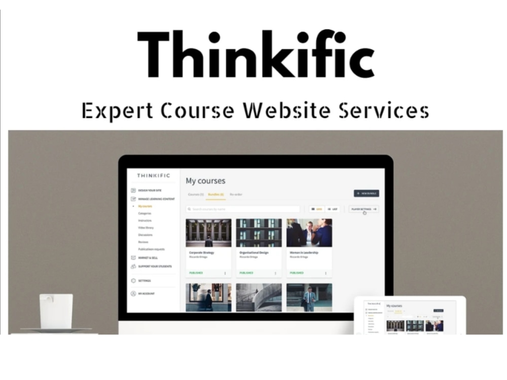 Thinkific Landing page| Thinkific Sales Page | Email Campaign | Upwork