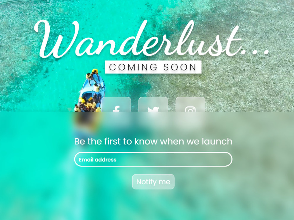Amazing Coming Soon page | Upwork
