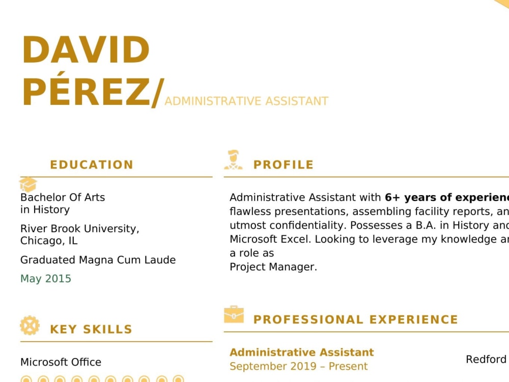 A fantastic CV that'll nail the job | Upwork