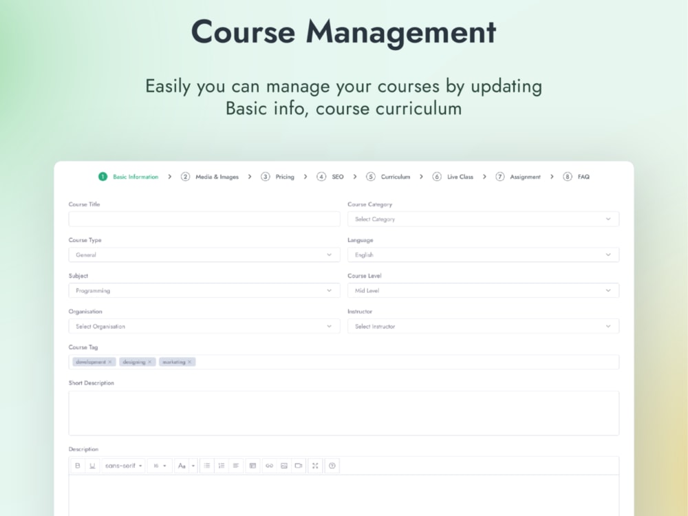 Faculty LMS | Learning Management System - AI Powered SaaS | Upwork