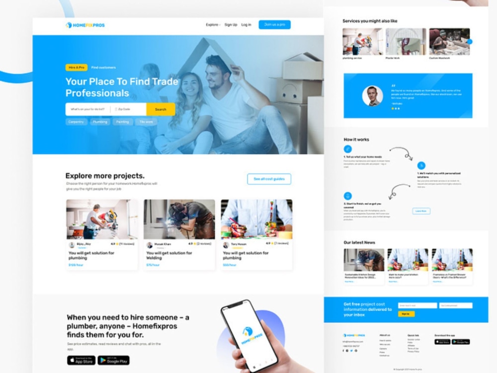 Responsive wordpress website using elementor pro page builder | Upwork