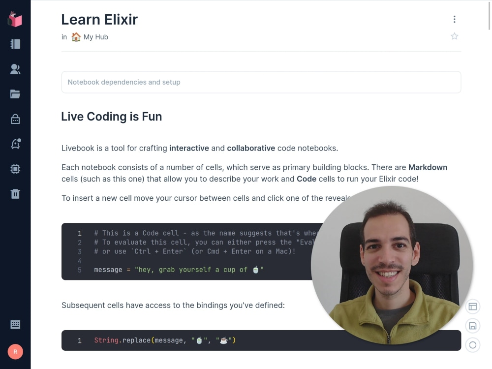 Familiar with Elixir through live coding sessions, no setup required! | Upwork