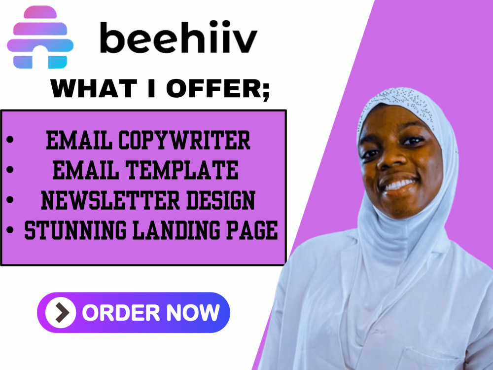 Beehiiv account setup, Beehiiv newsletter template, Flodesk and Substack | Upwork