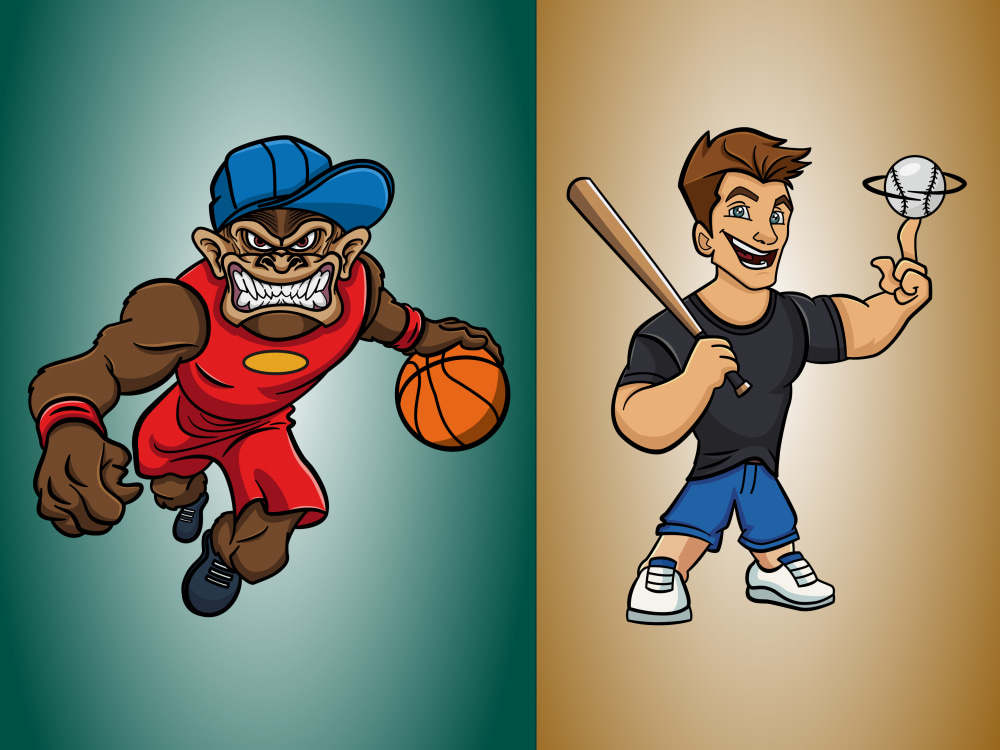 Receive unique cartoon characters or illustrations | Upwork