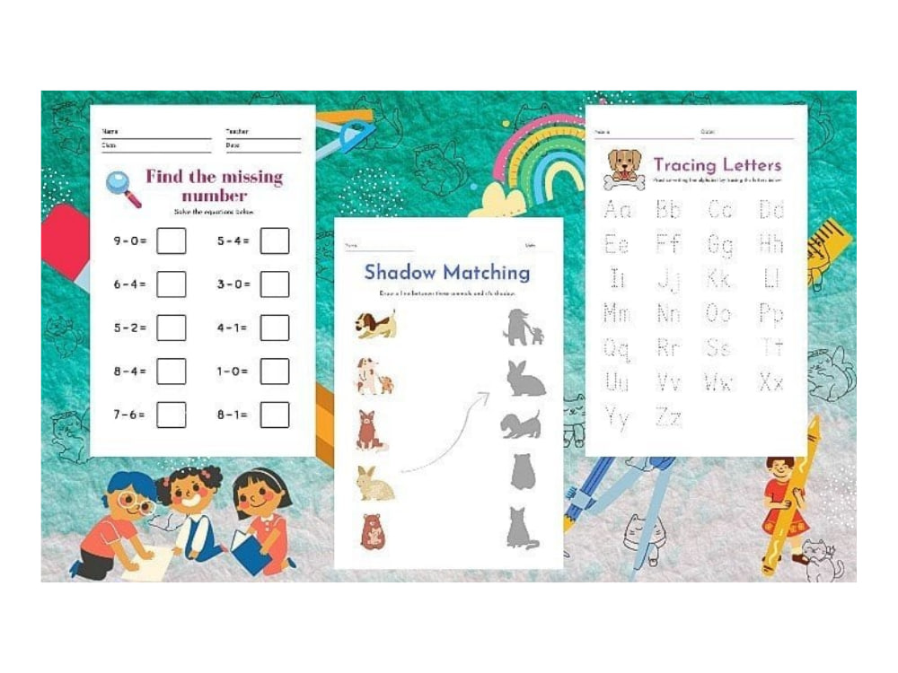 A printable worksheet and workbook design for kids | Upwork