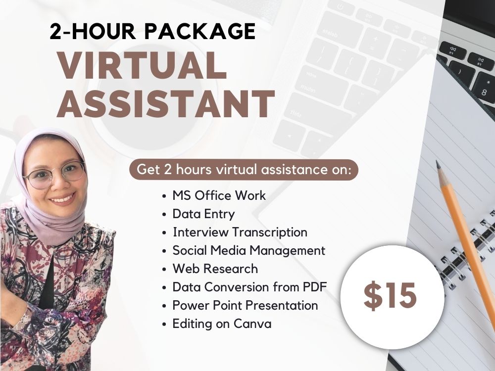 An extensive virtual assistant service | Upwork