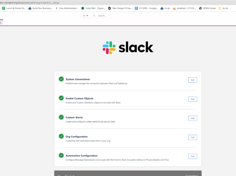 Integration Between Salesforce And Slack Upwork