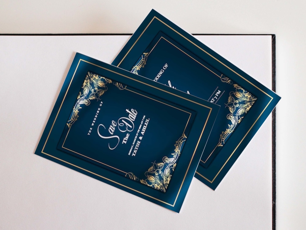 Professional invitation card, flyer, business card and social media ...