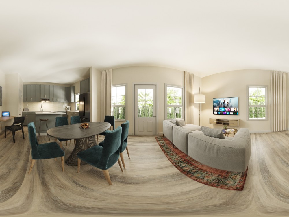 Stunning 360-degree interior panorama render! | Upwork