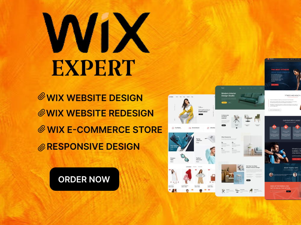 Wix E-commerce Design Wix Landing Page Wix Website Design and Redesign ...