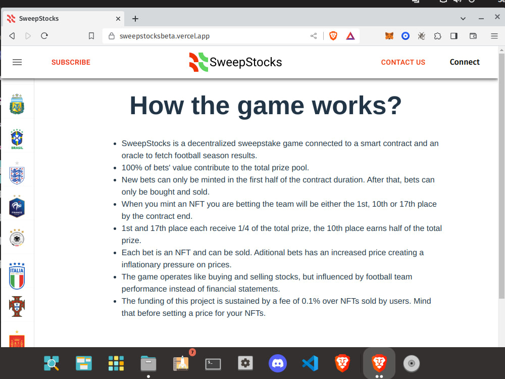A complete web3 dapp with full functionality connected to real world events | Upwork