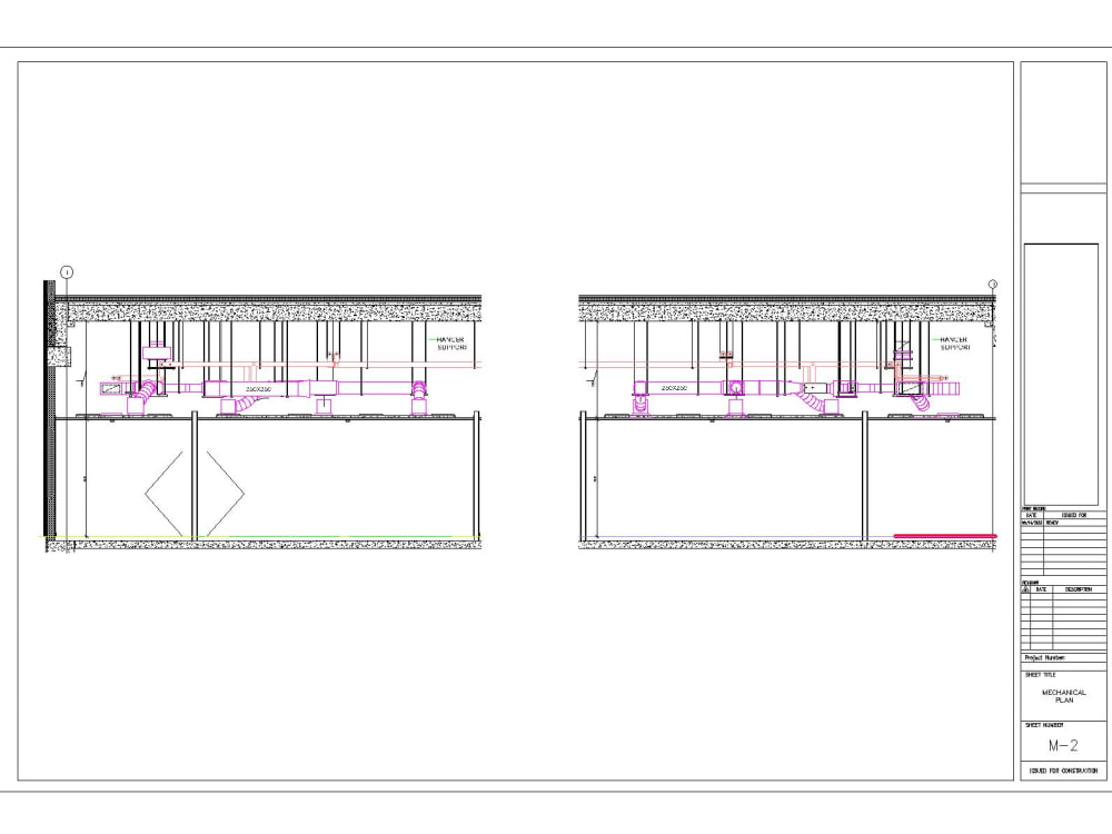 AutoCAD HVAC System Design Drawings Permit and HAP Load Calculations ...