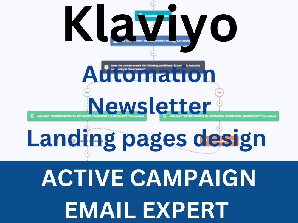 Active campaign expert/automation and landing pages design | Upwork