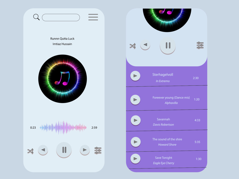An Eye-catching Mobile Interface | Upwork