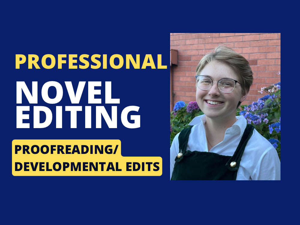 Proofreading or developmental edits for your novel | Upwork